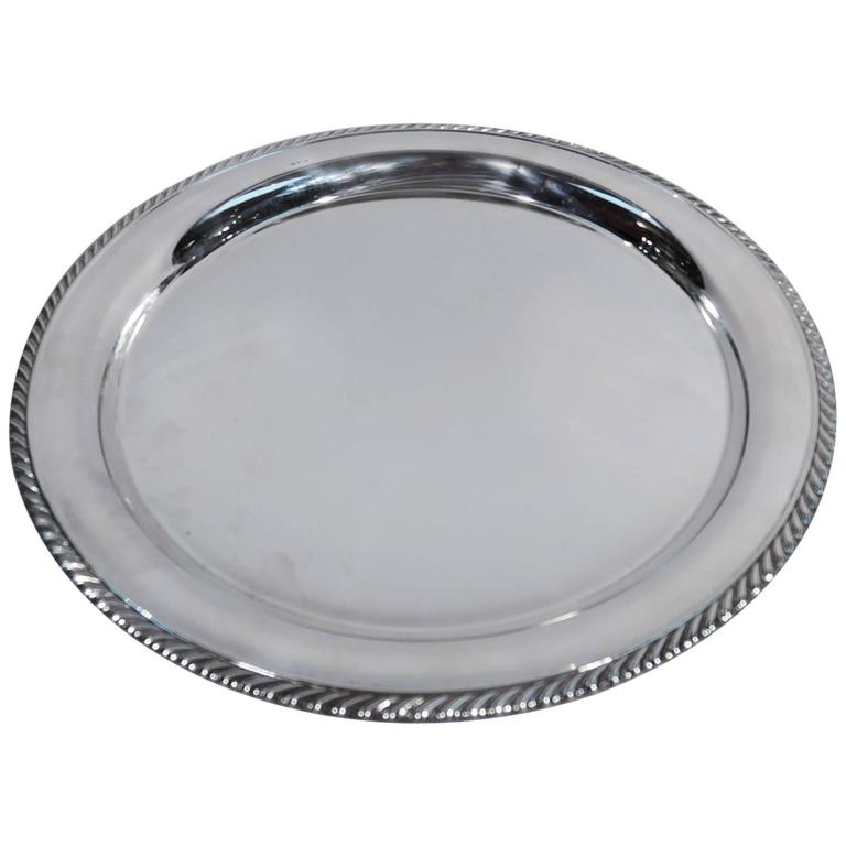 Gorham Georgian Style Sterling Silver Tray at 1stDibs
