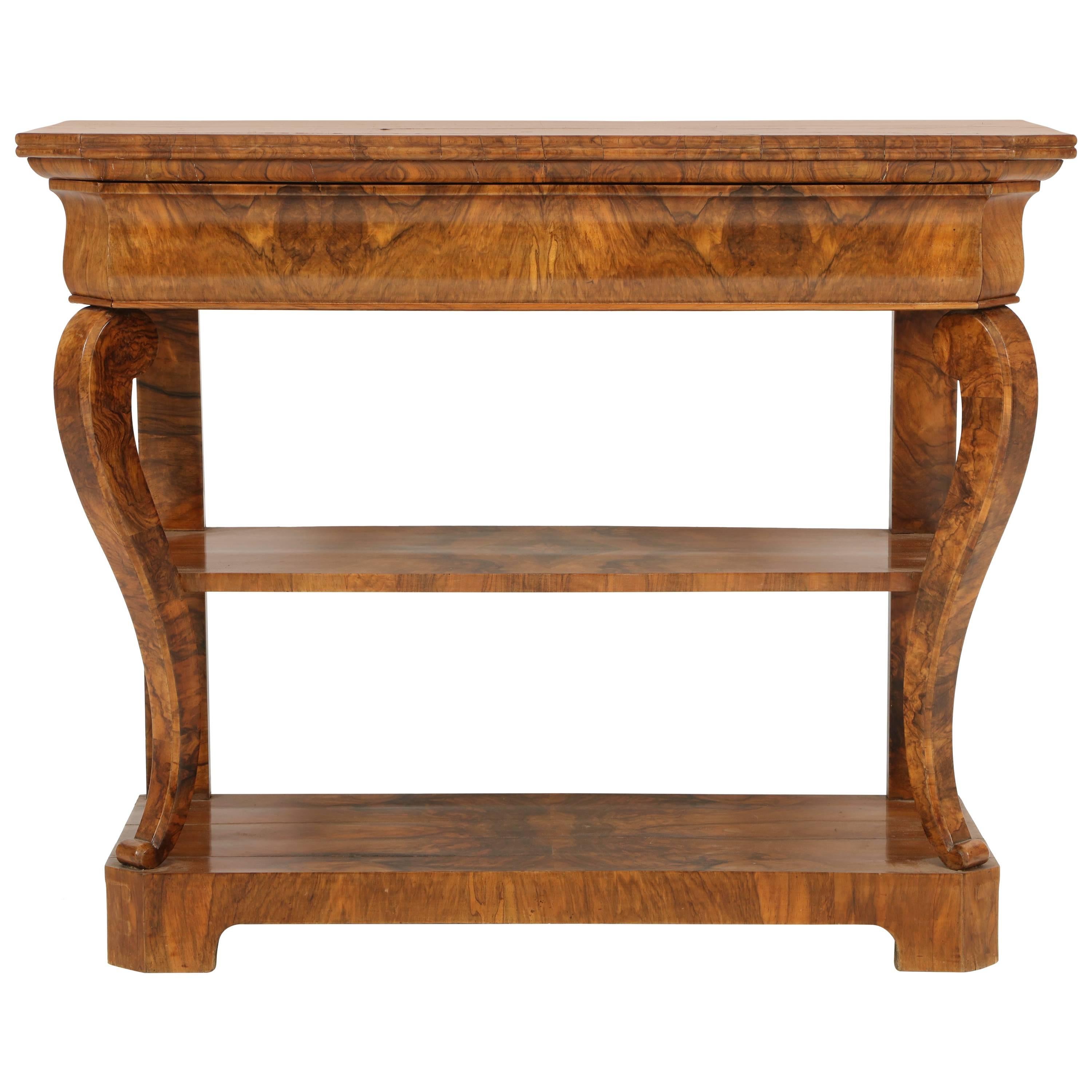 Biedermeier Console Table at 1stDibs | mirrored console table