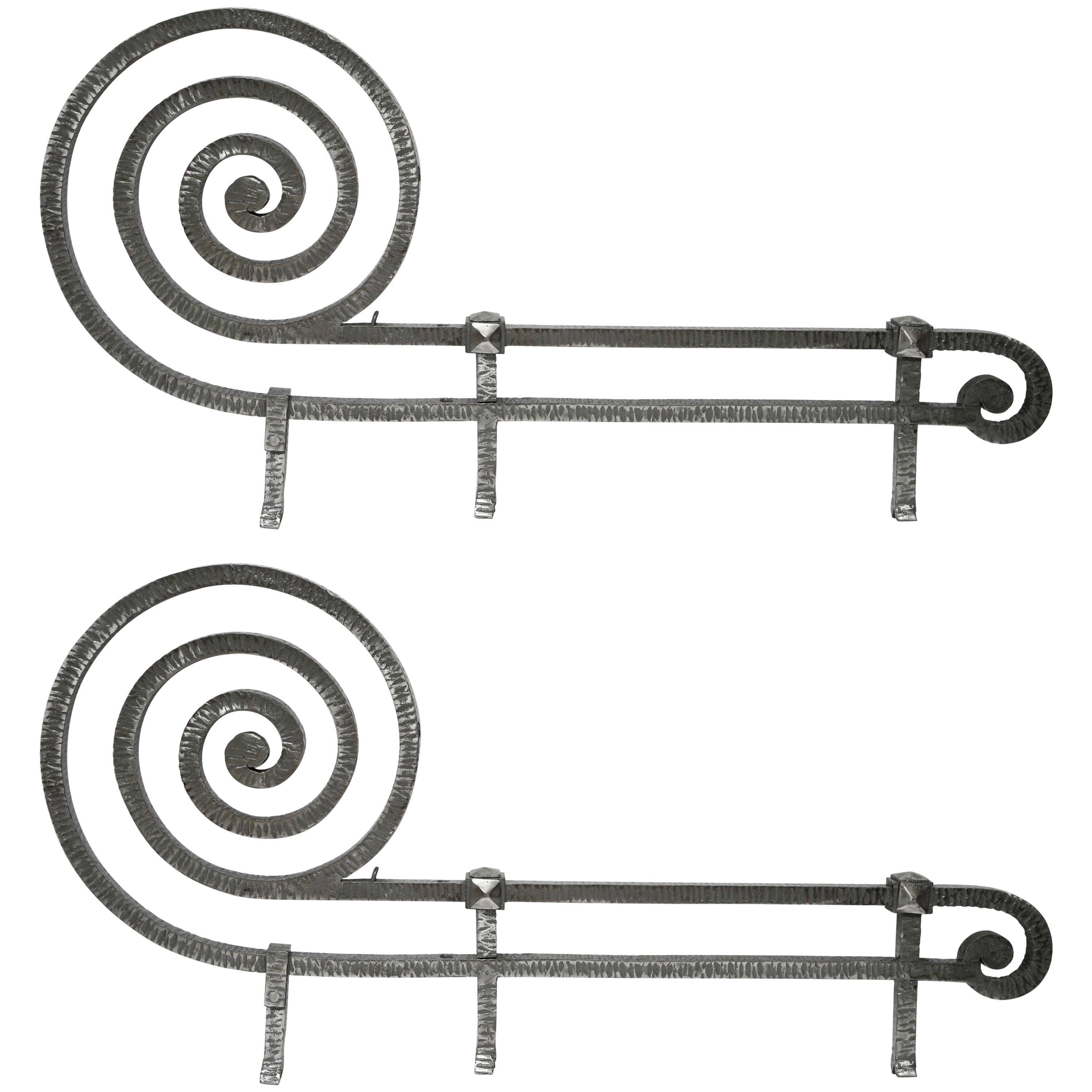 Balcony Supports Brackets Wrought Iron at 1stDibs