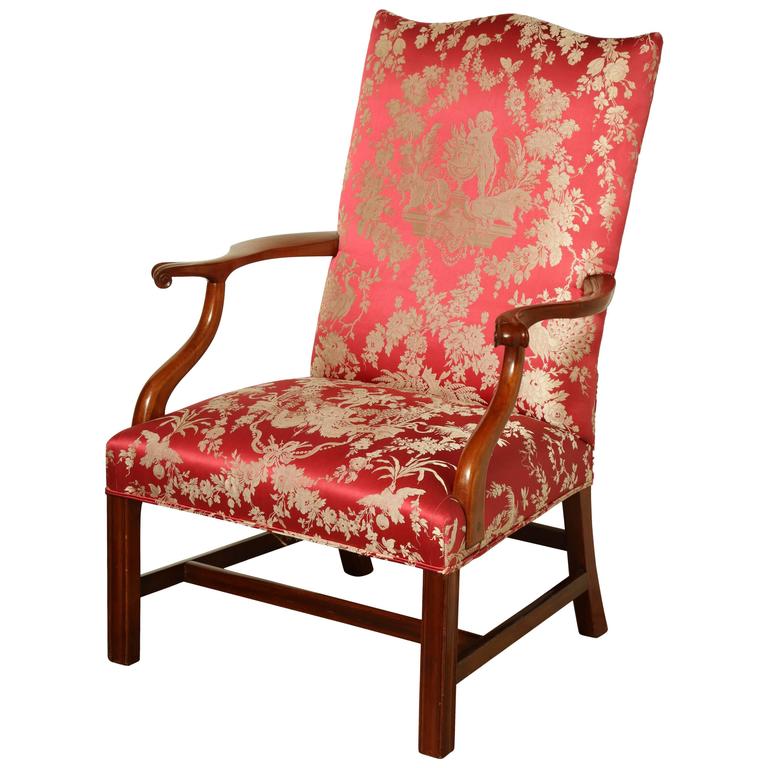 American Mahogany Lolling Chair at 1stDibs