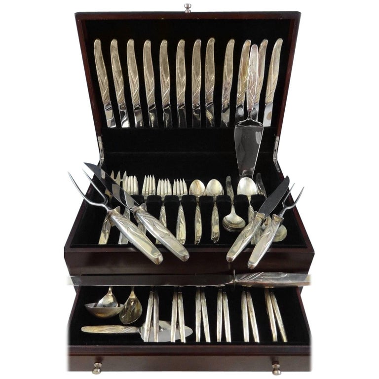 Southwind by Towle Sterling Silver Flatware Set for 12 Service 85 ...