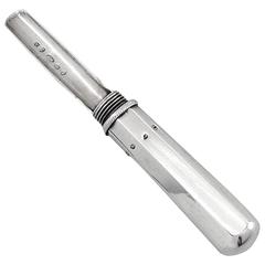 George III Antique English Silver Apple Corer at 1stDibs