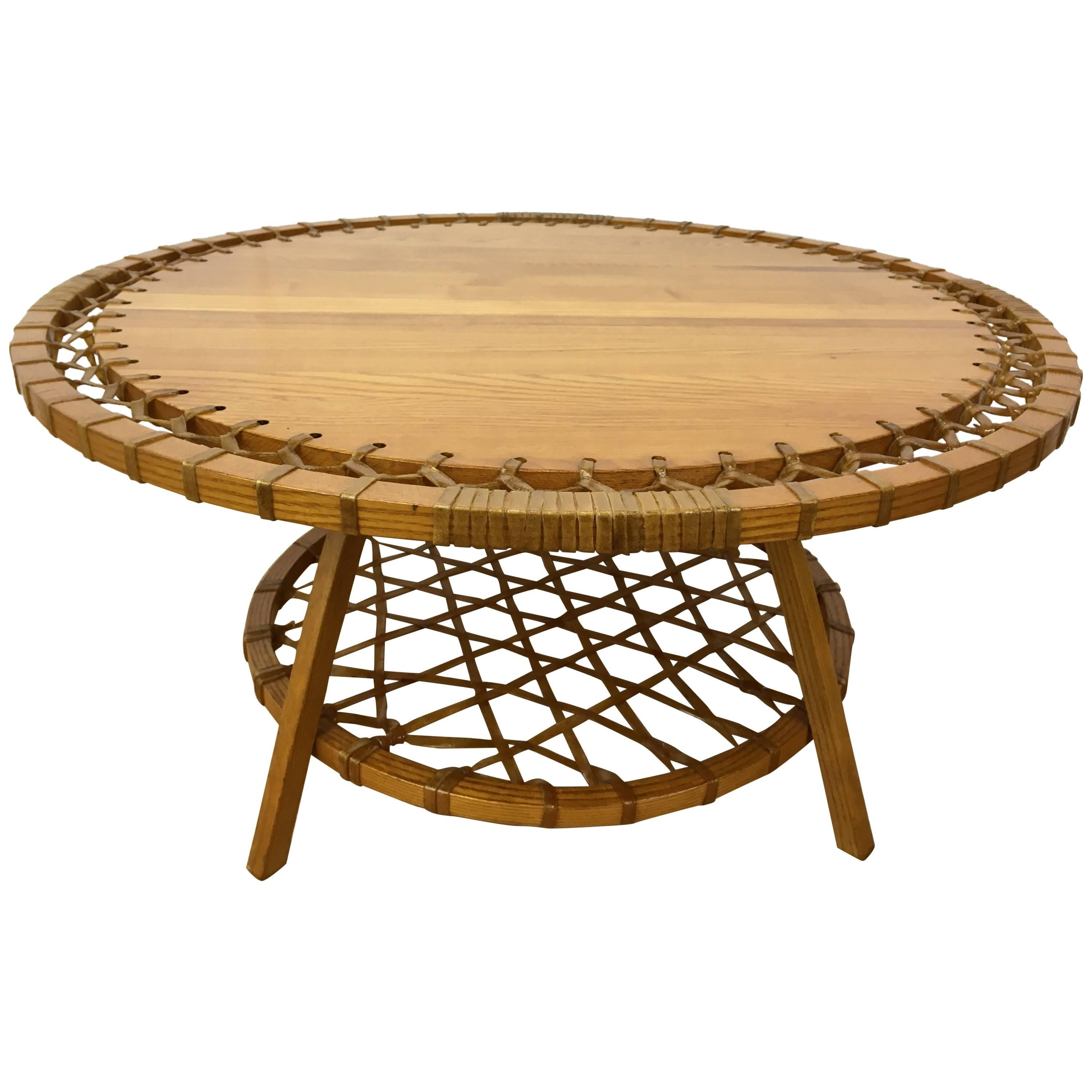Circular Adirondack Style Coffee Table at 1stDibs