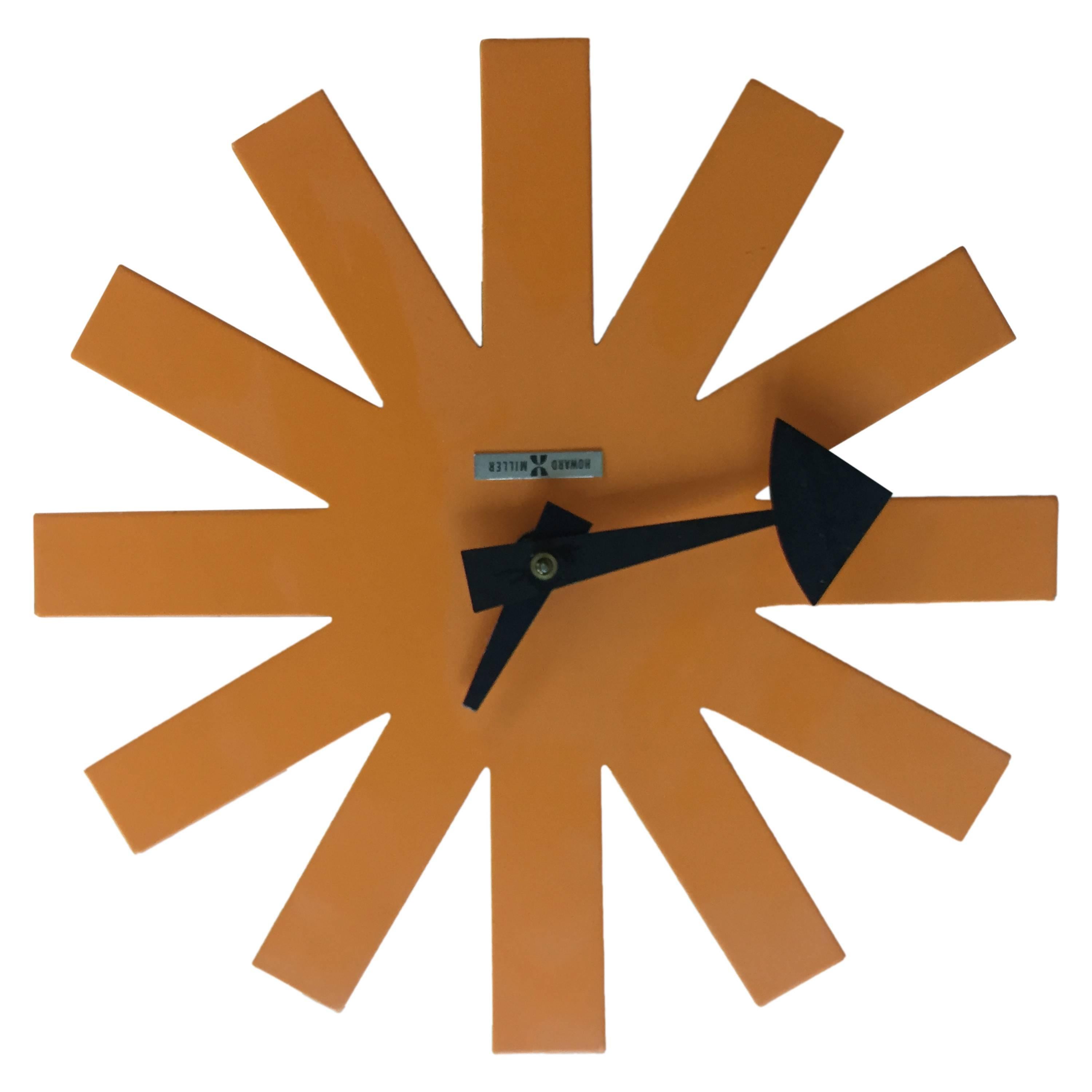 George Nelson and Associates Asterisk Clock for Howard Miller at 1stDibs