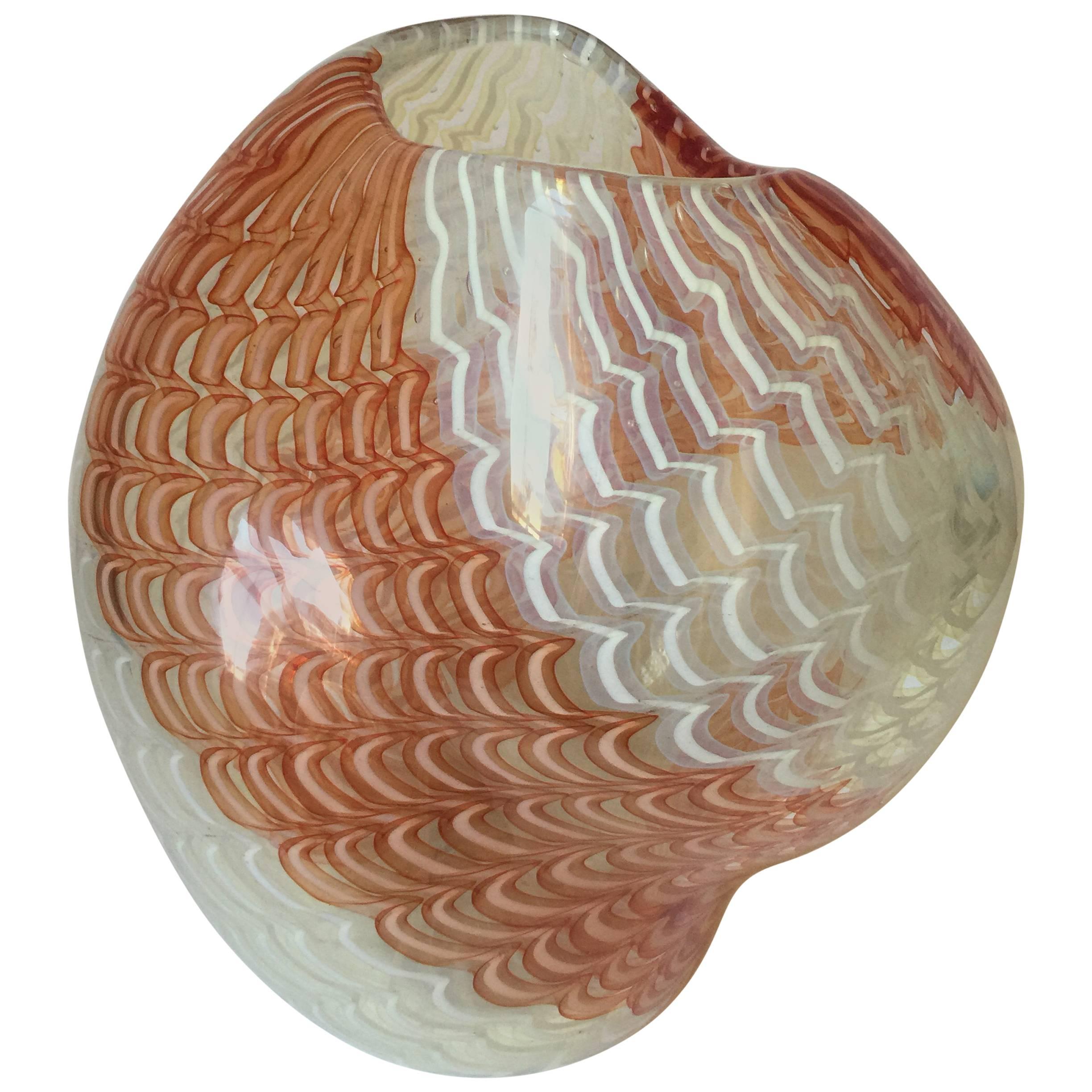 Fellerman Art Glass Vase at 1stDibs