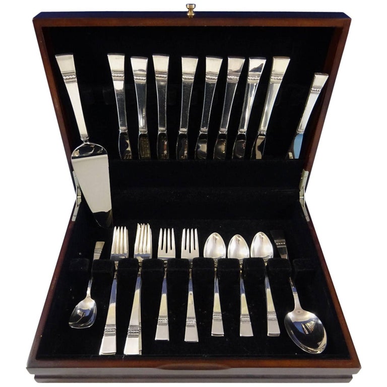 Diadem by Reed and Barton Sterling Silver Flatware Service Set 36 Pc ...