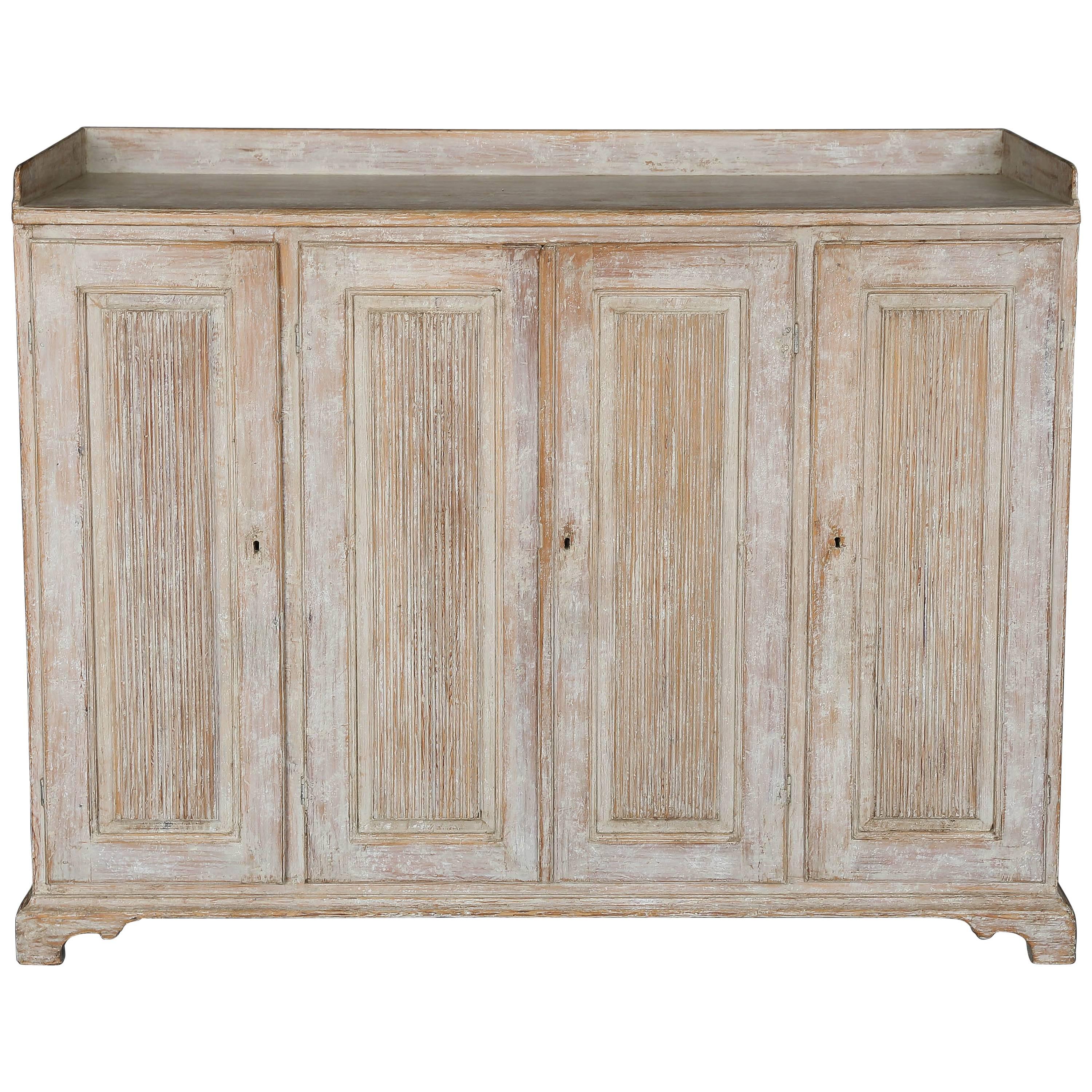 Antique 19th Century Gustavian Narrow Buffet at 1stDibs