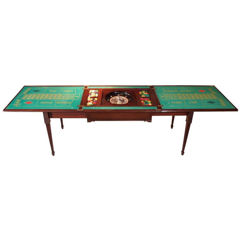 Antique English Double-Sided Roulette Table, circa 1880-1890 For Sale ...