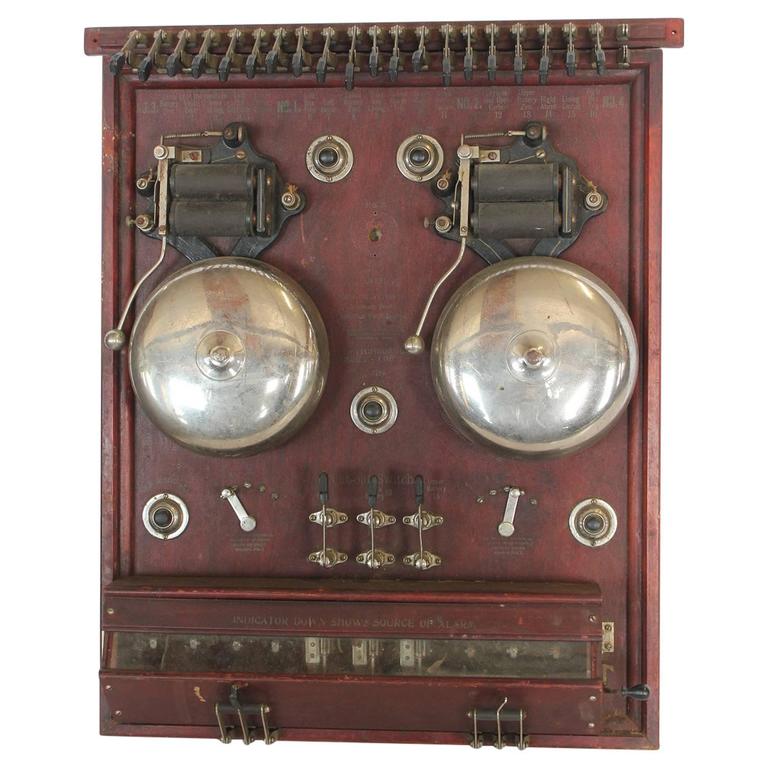 Antique American Hotel Alarm System at 1stDibs