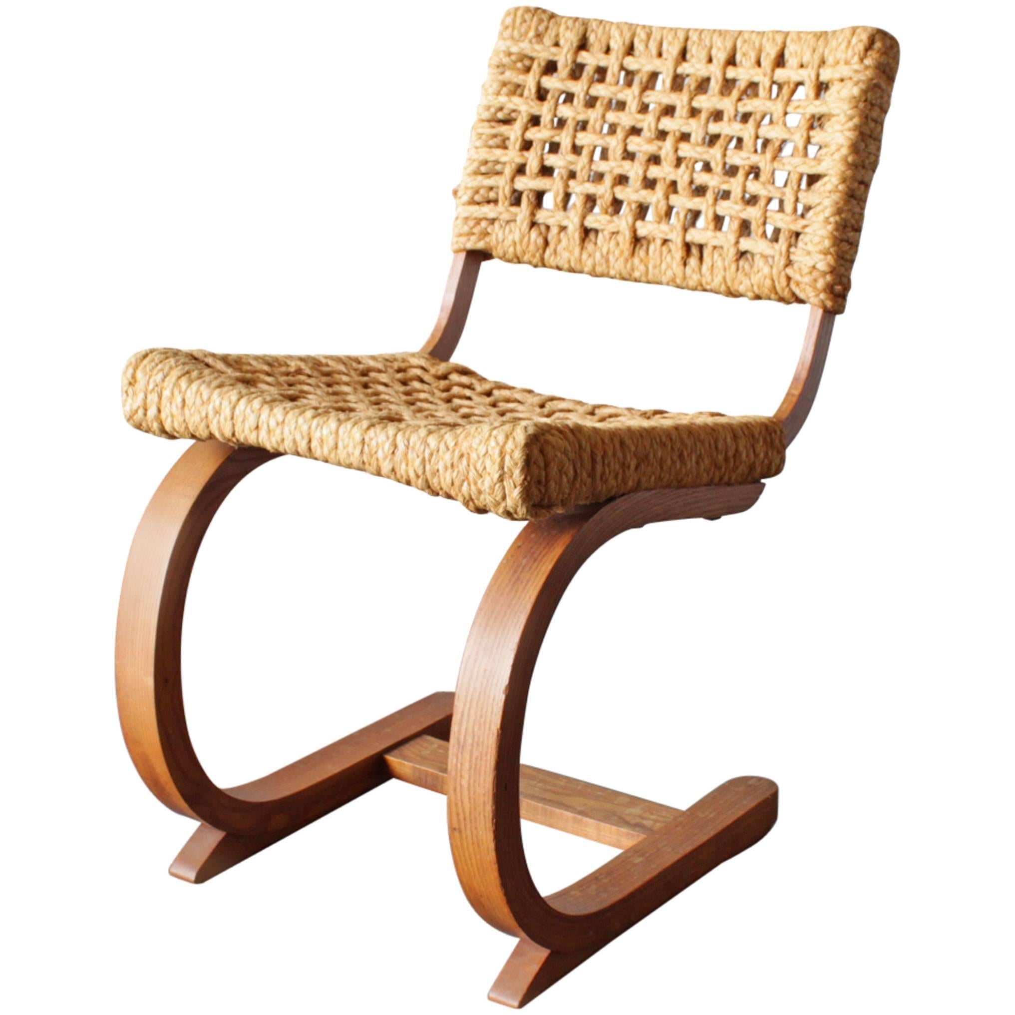 1930s Oak and Raffia Woven Chair by Bas Van Pelt For Sale at 1stDibs ...