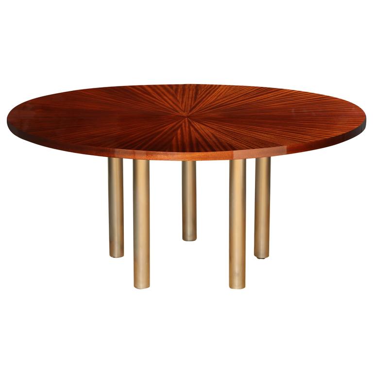 Modern Round Dining Table at 1stDibs