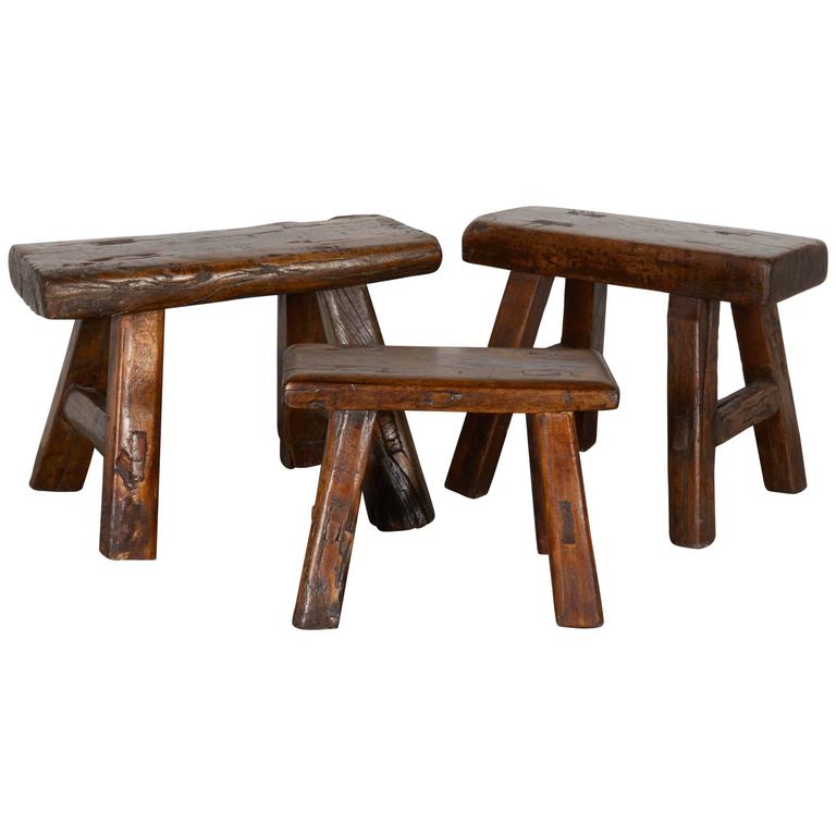 Collection of Small Chinese Stools at 1stDibs