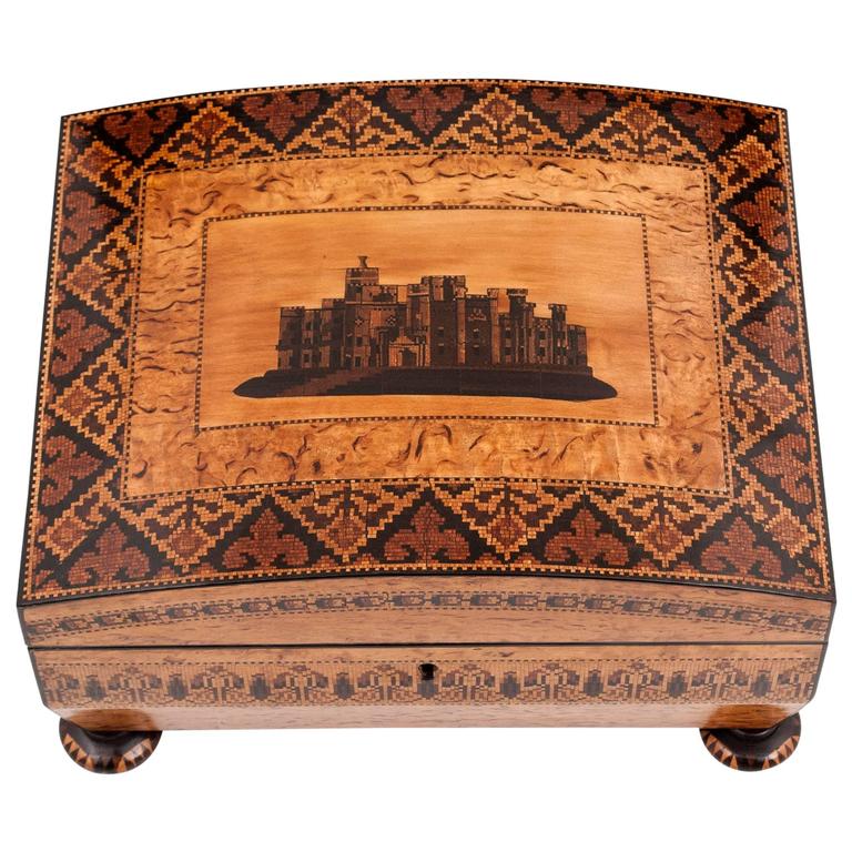 Tunbridge Ware Sewing Box at 1stDibs