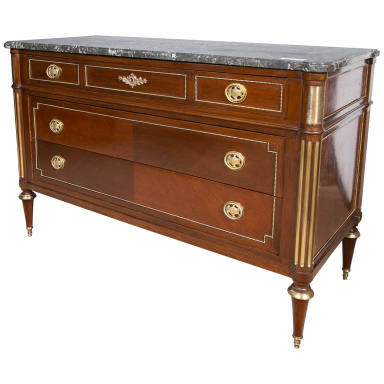 Solid Cherry French Louis XVI or Directoire Style Chest by Kindel ...