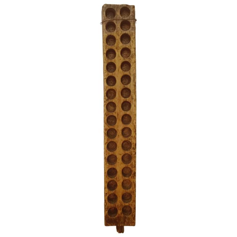 19th Century Brown Sugar/Piloncillo Wood Mold at 1stDibs