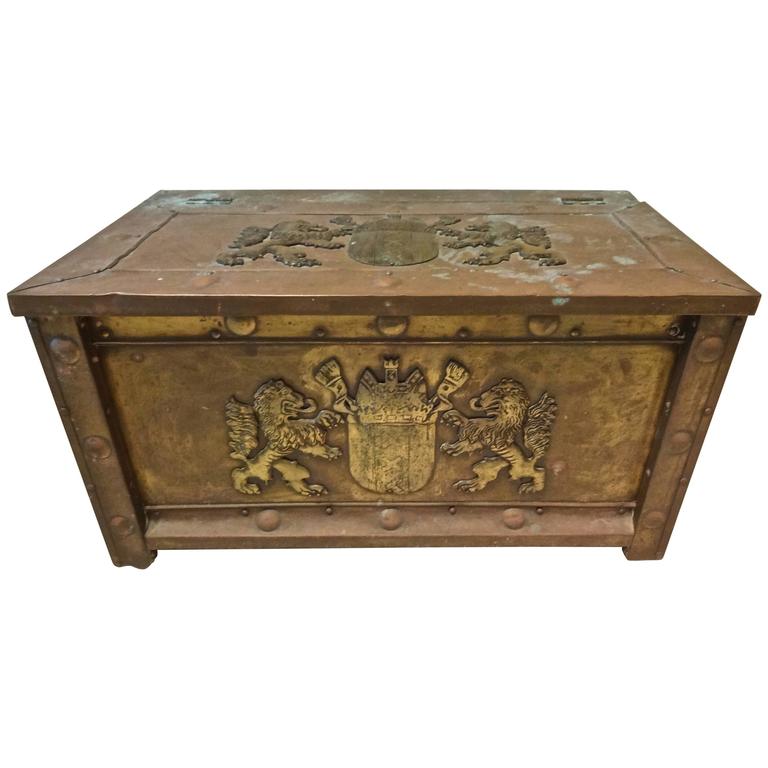 Netherlands, Amsterdam Copper-Clad Chest or Trunk at 1stDibs | copper ...