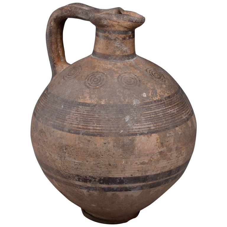 Ancient Cypriot Geometric Amphora, 800 BC at 1stDibs