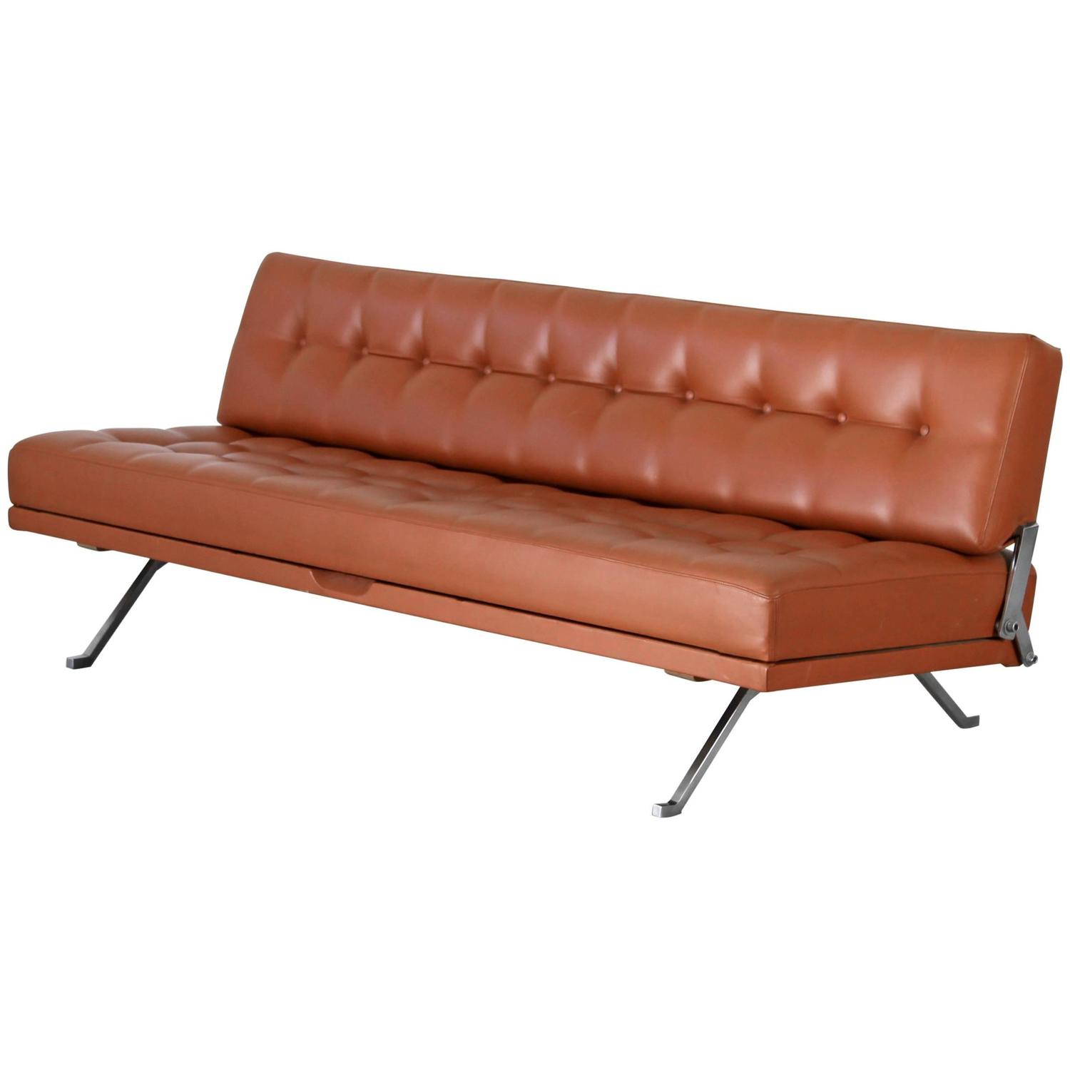 Leather Daybed "Constanze" by Johannes Spalt for Wittmann at 1stdibs