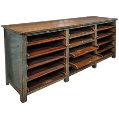 Wooden Table with Iron Lid For Sale at 1stdibs