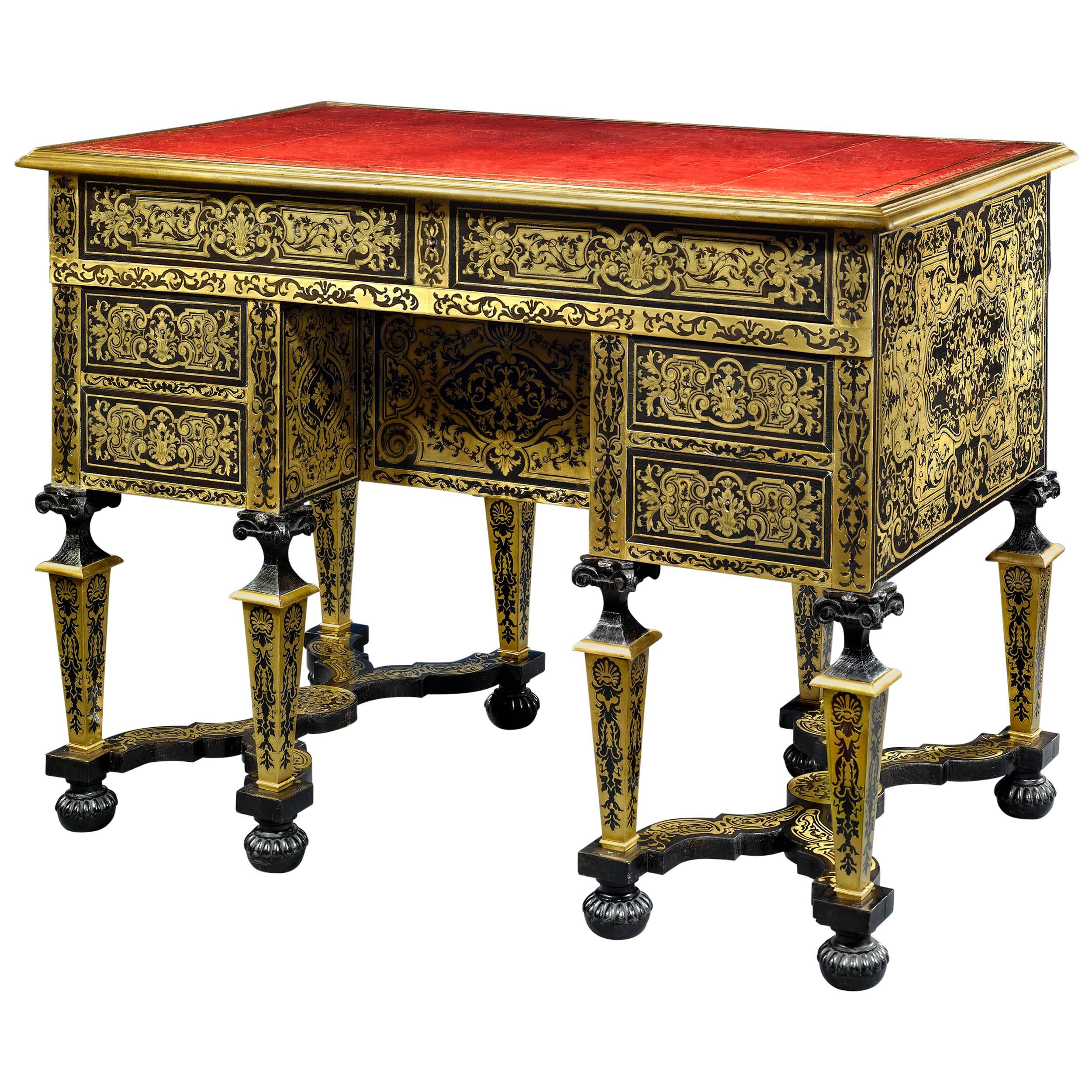 19th Century French Boulle Marquetry Desk at 1stDibs