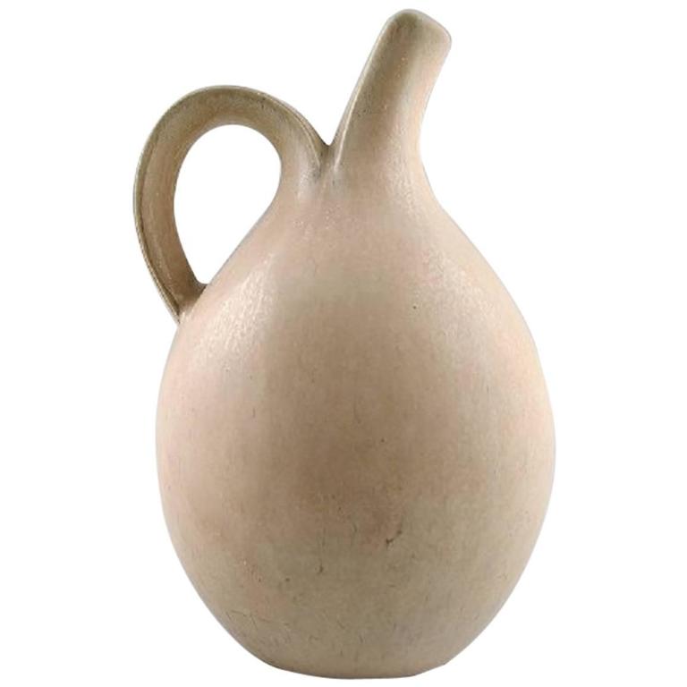 Eva Stæhr Nielsen, Saxbo Pitcher/Jug in Stoneware, Denmark, circa 1950 ...