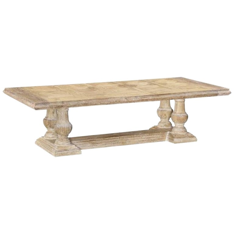 Distressed Dining Table For Sale at 1stDibs