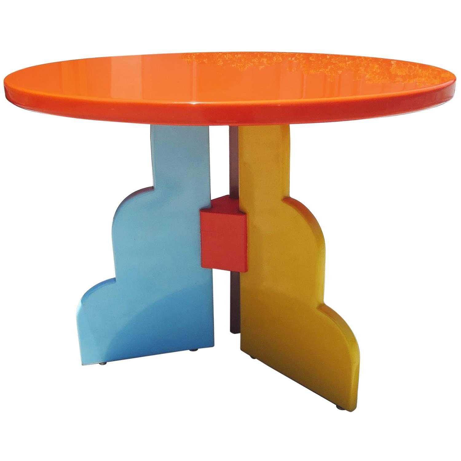 Memphis Style Table by Milo Baughman for Thayer Coggin at 1stdibs