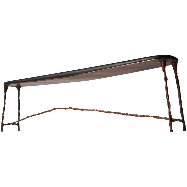 Copper Frame Bench by Valentin Loellmann For Sale at 1stDibs