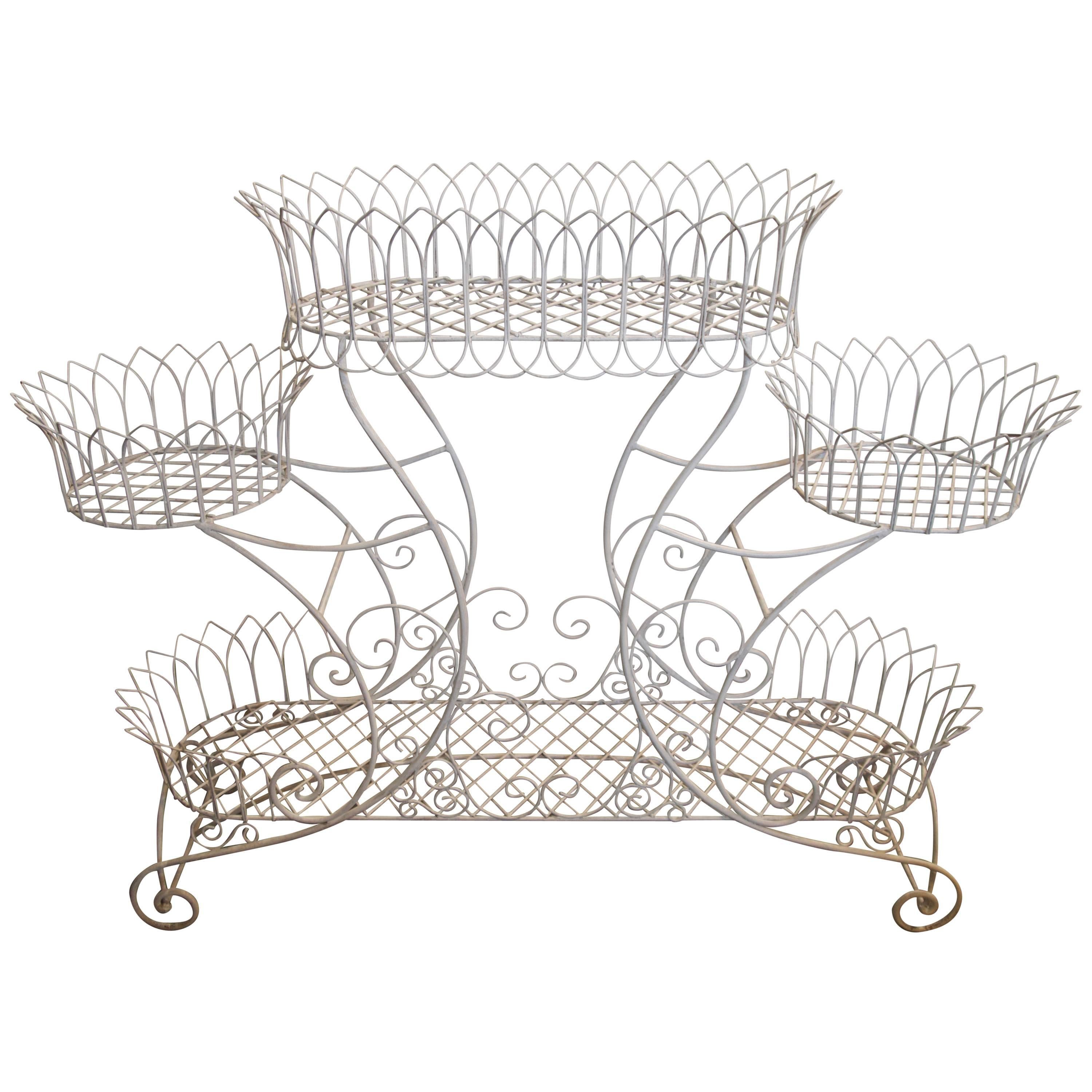 French Mid-Century Flower Pot Stand at 1stDibs