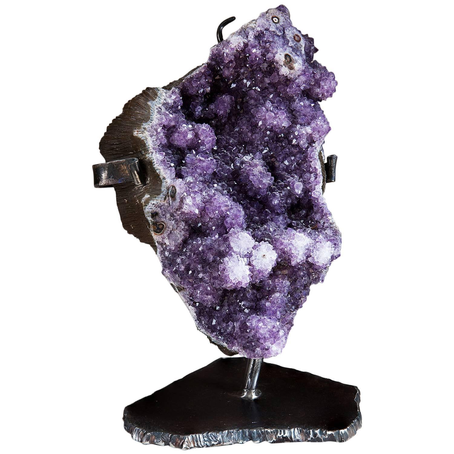 Mounted Amethyst Geode For Sale at 1stDibs | geode for sale