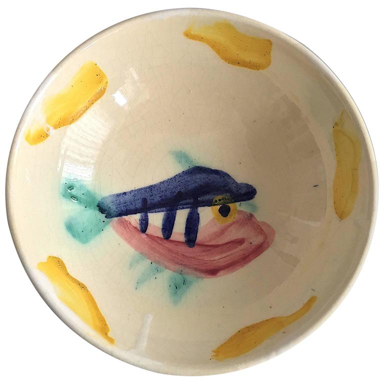 Pablo Picasso Madoura Fish Dish Bowl, 1947 at 1stDibs