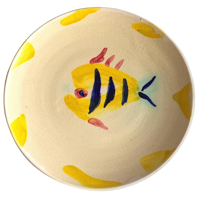 Pablo Picasso Madoura Fish Dish Plate, 1947 at 1stDibs | picasso fish ...