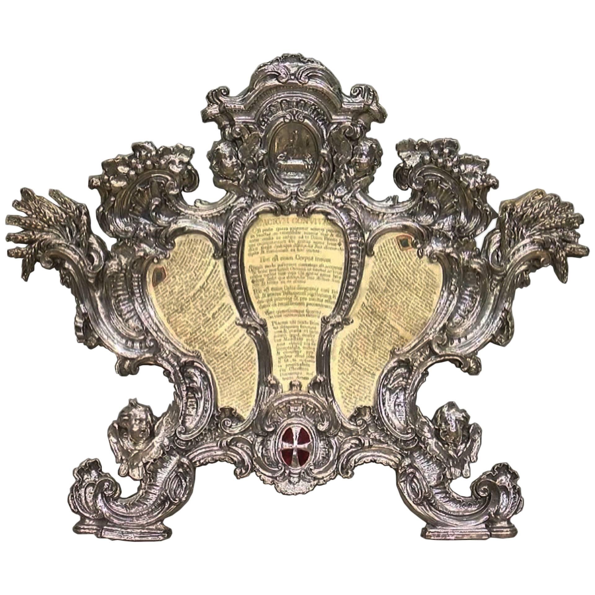 Silver Cartagloria Set by Luigi Valadier, Rome, 1760 at 1stDibs