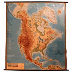 Vintage Map Of America - 2 For Sale on 1stDibs