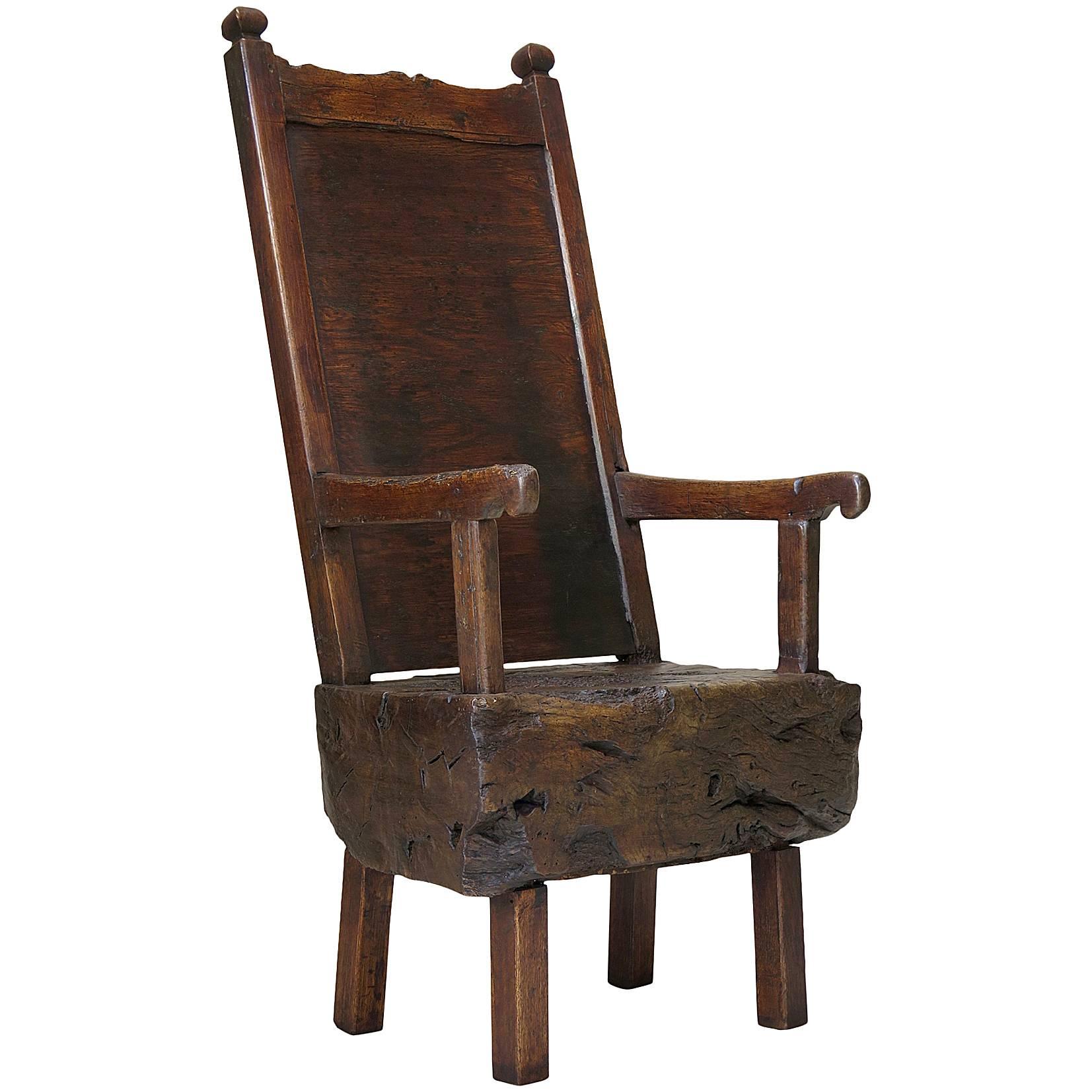 Primitive Chair, France, circa 15th Century at 1stDibs