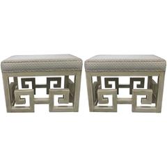 Neoclassical Style Greek Key Bench or Sofa For Sale at 1stdibs