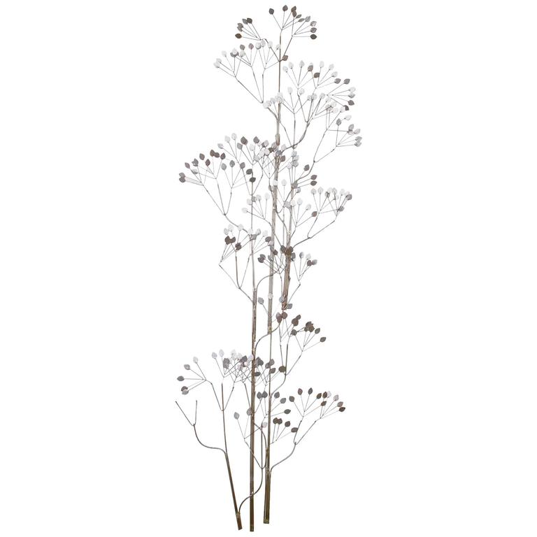 Curtis Jere Tree Wall Sculpture at 1stDibs