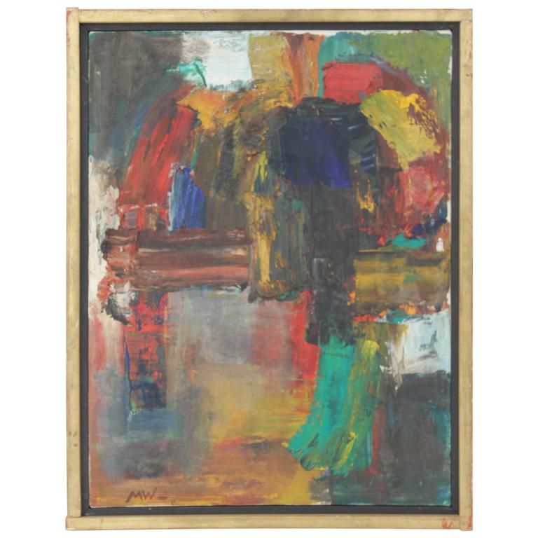 Mason Wells Oil Painting, 1958 at 1stDibs