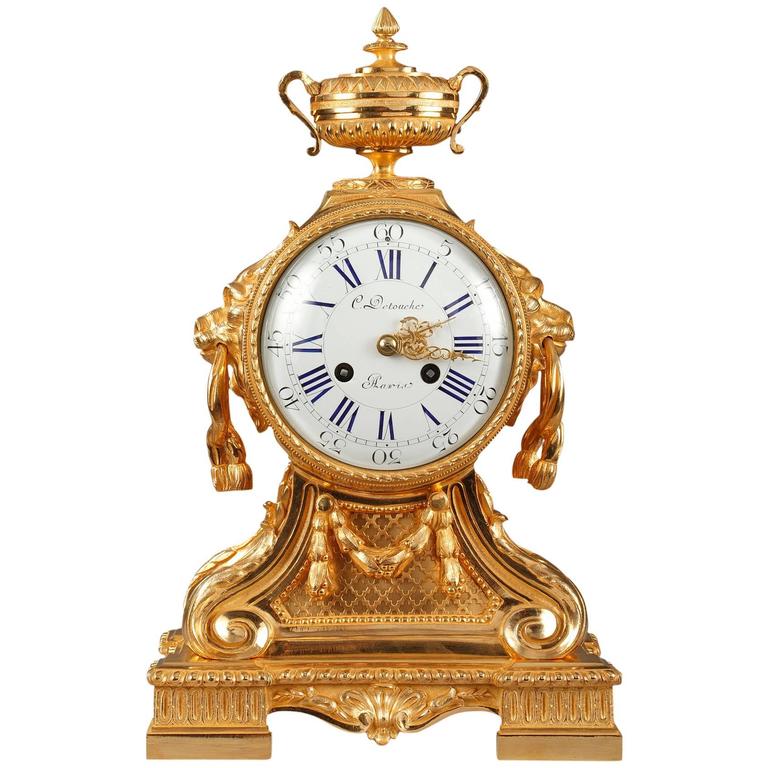 Napoleon III Mantel Clock in Louis XVI Style by C. Detouche, 19th ...