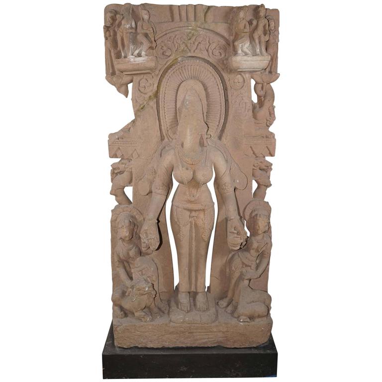 10th Century Indian Headless Goddess Sculpture at 1stDibs