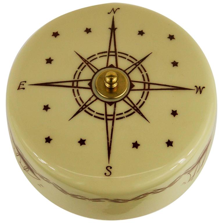 Nautical Compass Ceiling Light at 1stDibs