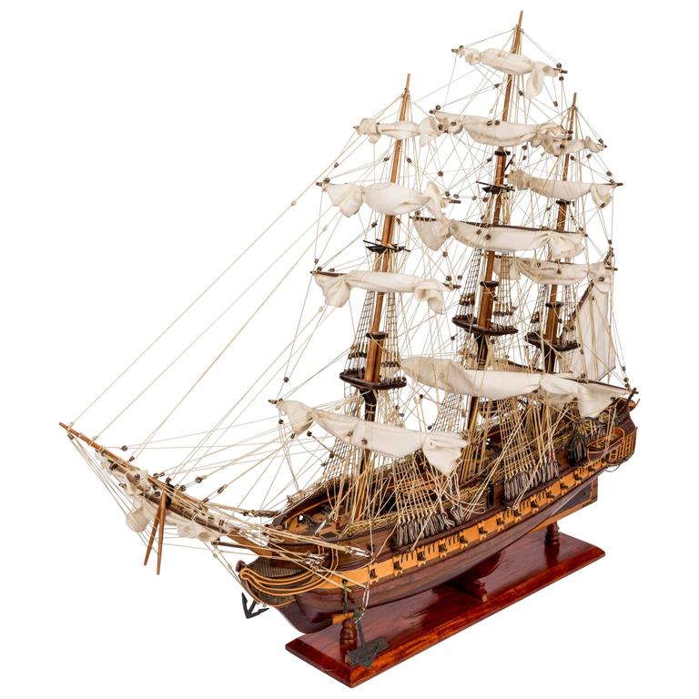Model of USS Constitution at 1stDibs