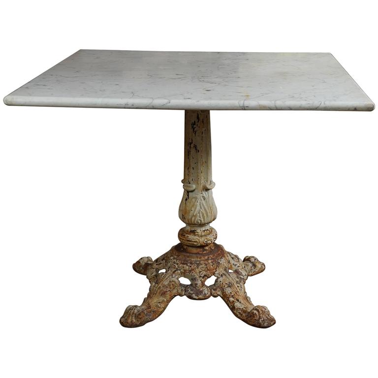 Marble Garden Table For Sale at 1stDibs