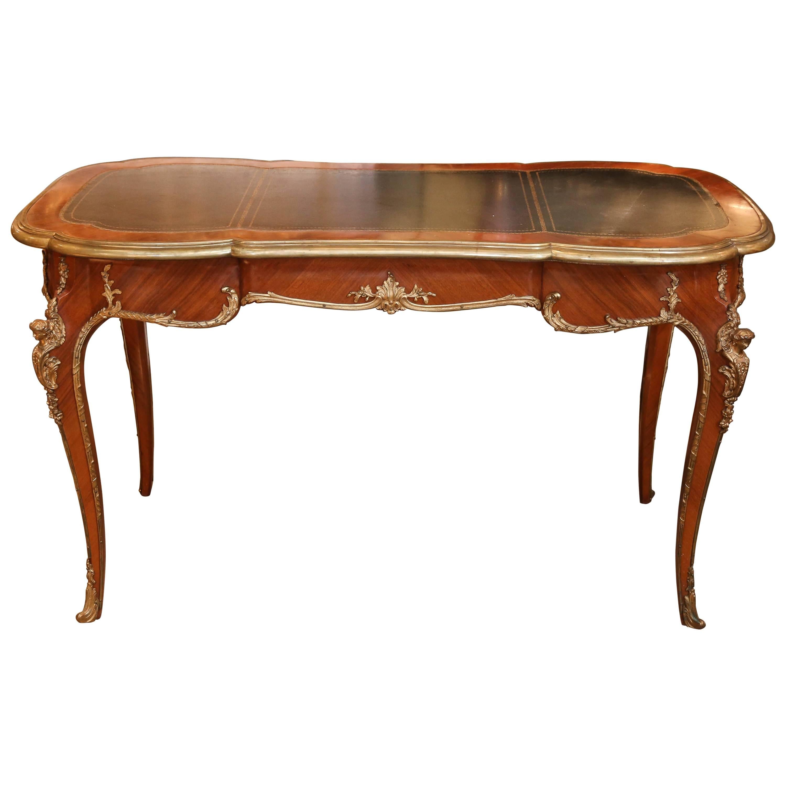 French Writing Desk or Bureau Platt at 1stDibs