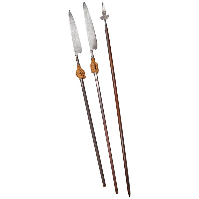 Two Glaives and a Partisan For Sale at 1stDibs | partisan weapon for ...