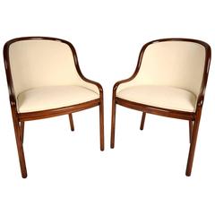 Pair of Original Ward Bennett Hall Chairs at 1stDibs