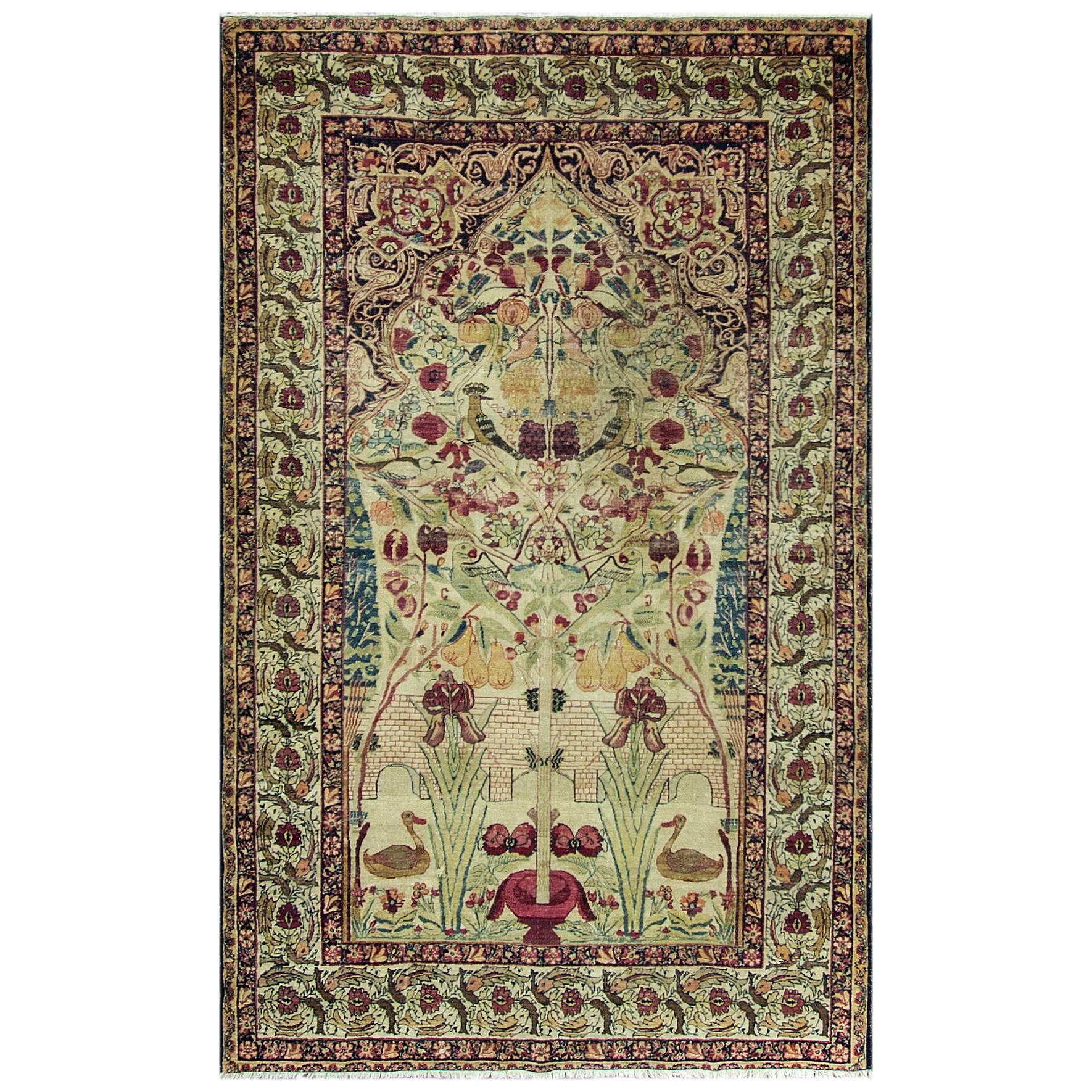 Striking Antique Kermanshah Rug at 1stDibs | kermanshah rugs ...