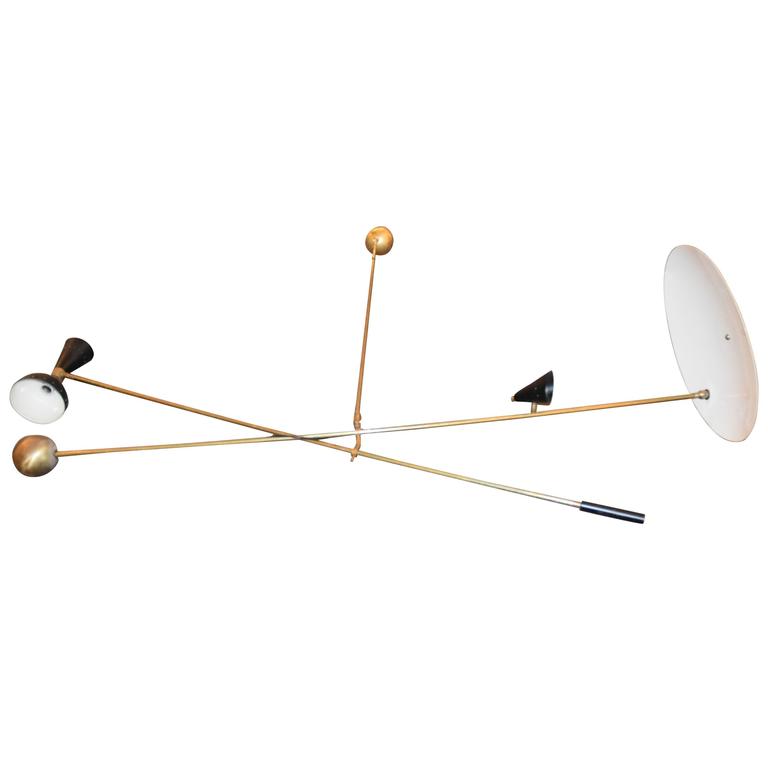 Exceptional Italian Counterbalance Chandelier or Hanging Fixture at ...