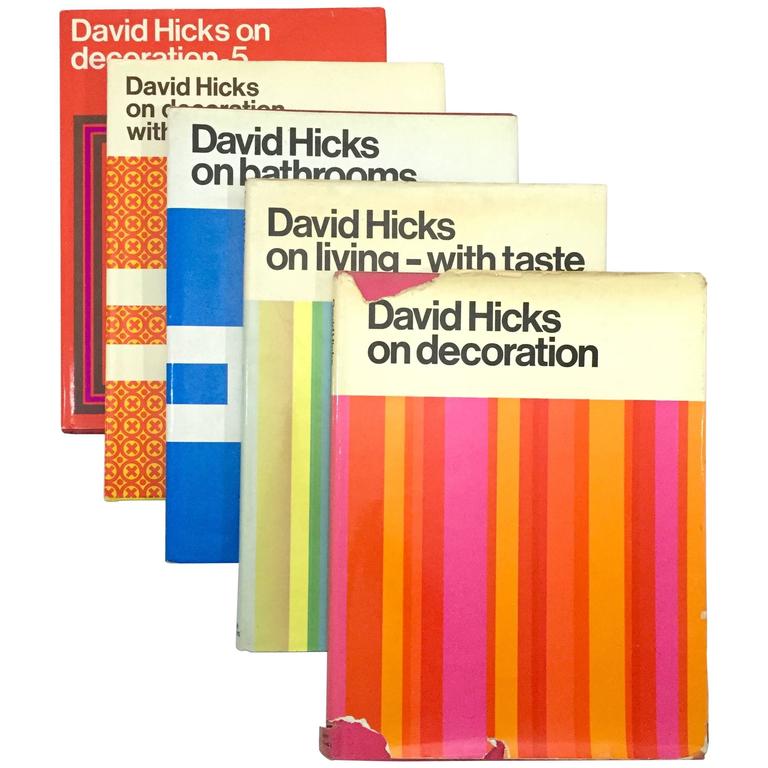 Complete Set of Five David Hicks Books 'First Edition' 1966 - 1972 at ...