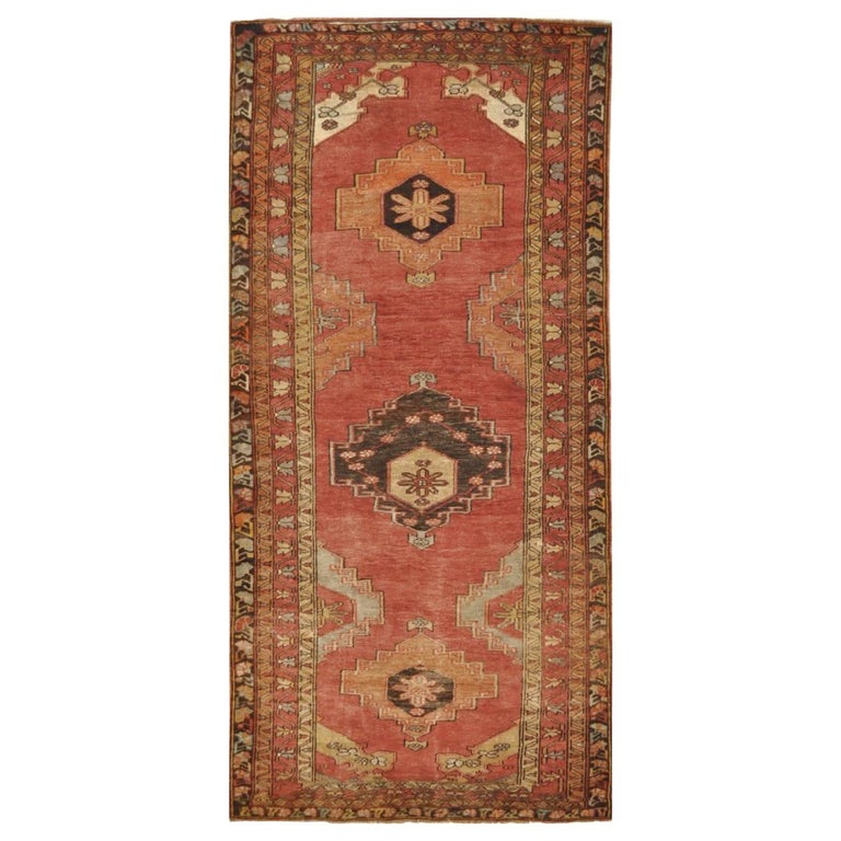 Vintage Wide Runner Rug For Sale at 1stDibs
